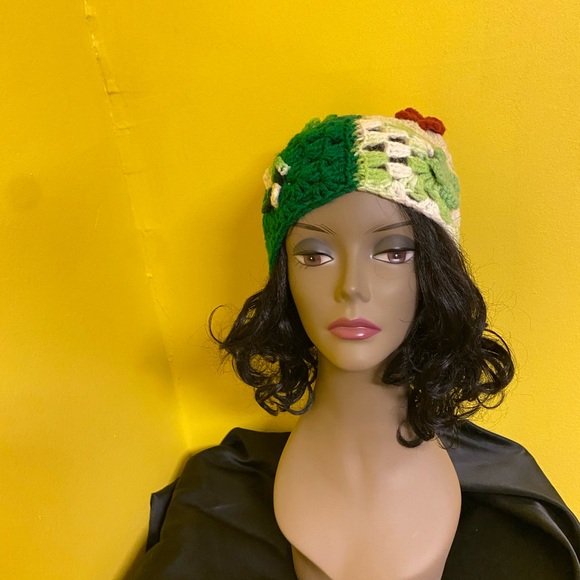 Handmade | Other | Scrap Granny Squares Hat Multi Colors Nwot | Poshmark